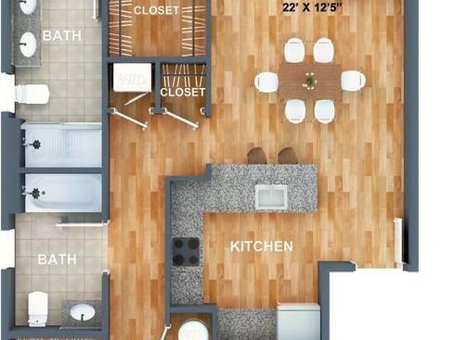 MV Broadway WSL, LLC 2 Bedroom Apartment for Rent at 1 Bridge Ave, Red Bank, NJ 07701 Red Bank