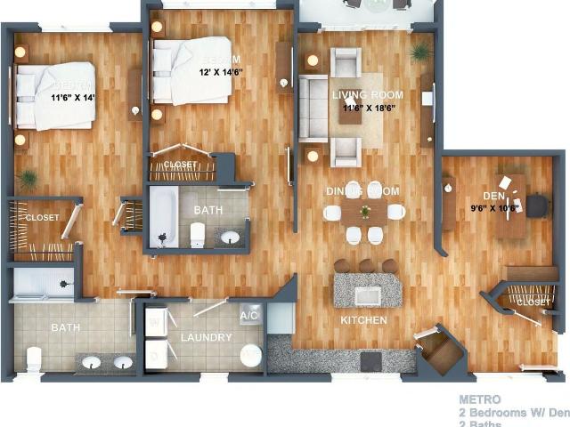 MV Broadway WSL, LLC 2 Bedroom Apartment for Rent at 1 Bridge Ave, Red Bank, NJ 07701 Red Bank