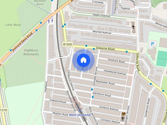 Myrtle Grove, Jesmond, NE2