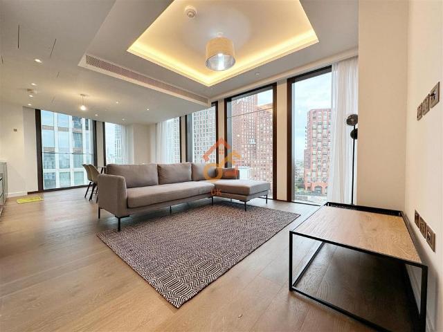 N9 One Thames City, 8 Carnation Way. 2 bed flat to rent £5,600 pcm £1,292 pw