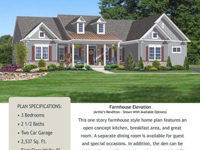 Nathan Hale Farmhouse Plan Old Orchard at Stones Crossing Community