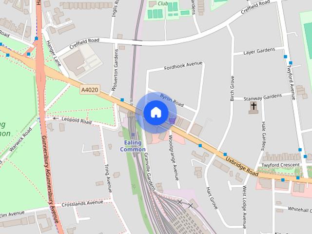 Near Ealing Common Station, London W3