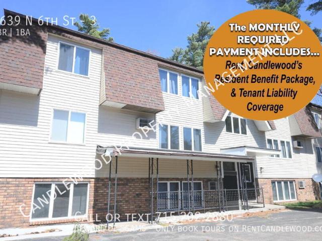 Near the Wisconsin River! 2 Bedroom in Wausau Available July 3rd!