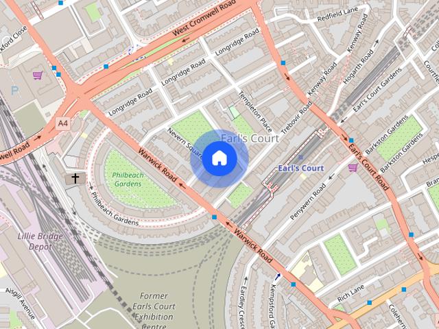 Nevern Square, Earls Court, London, SW5