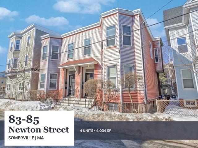 Newton St, Somerville, Home For Sale