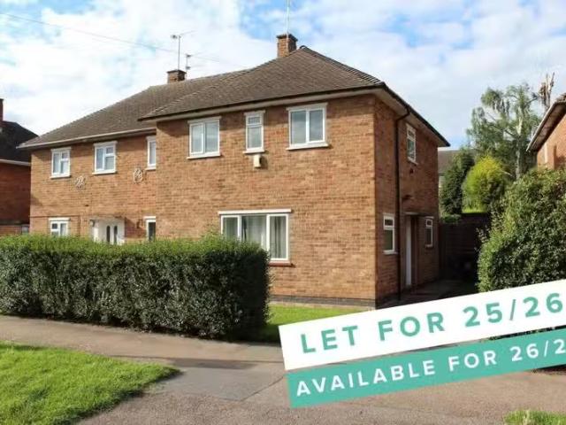 Cheap 1 BA 4 bedroom house for rent in Sharpley Road, Loughbor.