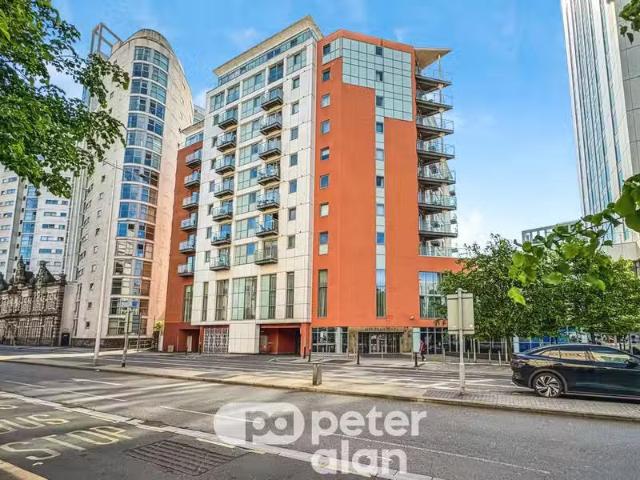 Just in! 1 BA Studio flat for rent in Meridian Plaza, Bute Ter.
