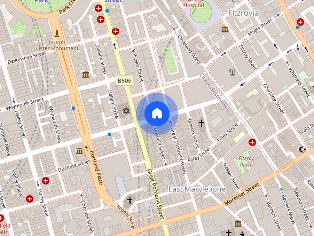 New Cavendish Street, Fitzrovia, London, W1W