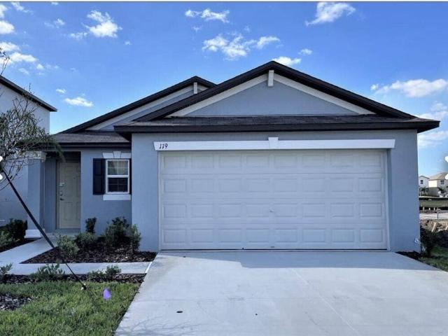 New house with fenced in back yard