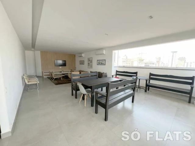New Star, flat disponível para locação contendo 45m², 1 dormitório e 1 vaga de garagem