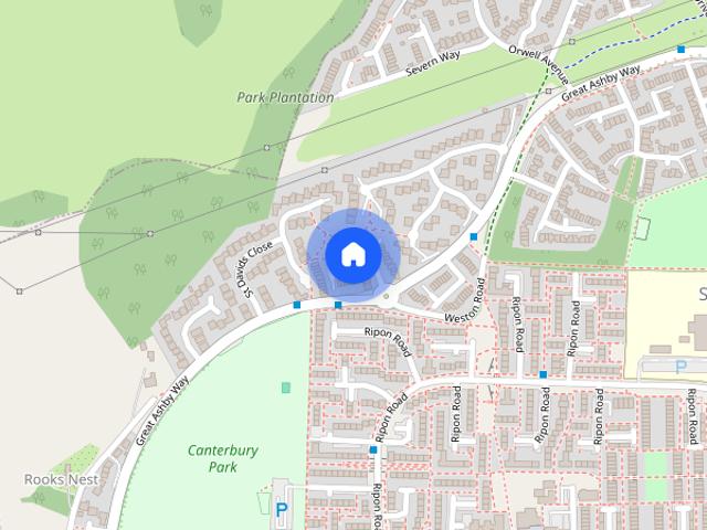Newcastle Close, Stevenage, Hertfordshire