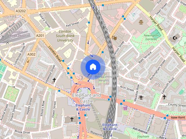 Newington Causeway, Elephant & Castle, London, SE1
