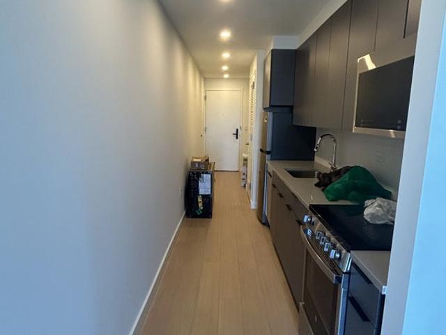 Newly built apt building studio