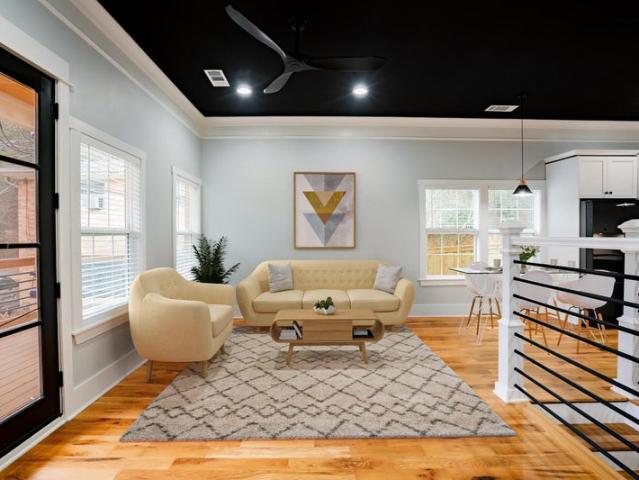 Newly built Oakcliff Craftsman home with fenced ba