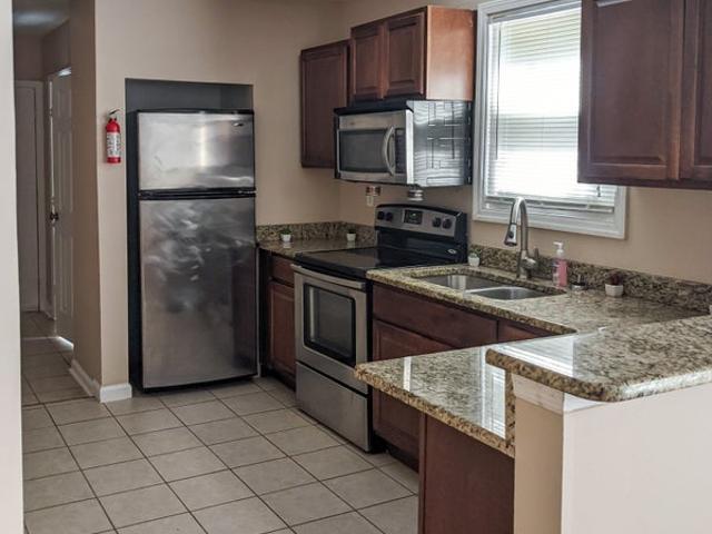 Newly Remodeled House Granit Countertops Close
