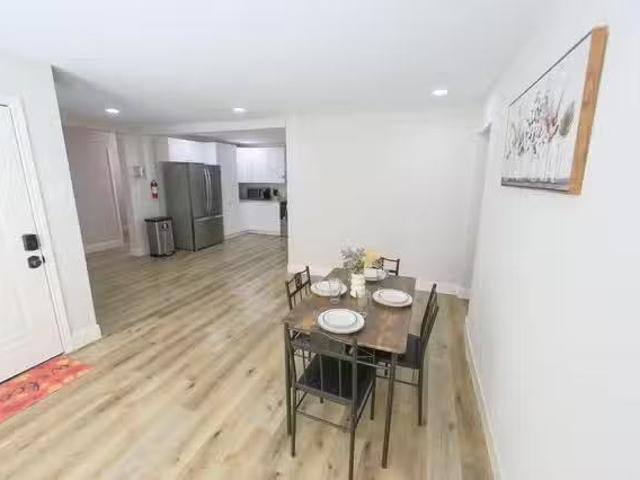 Newly remodeled home with dining area and back yard, close to.