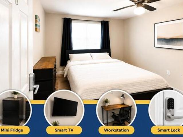 Newly Renovated Executive Home | Near Airport, Downtown & Stadium | TV • Workspace • Mini Fridge