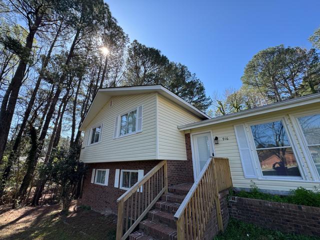 Newly renovated interior for this South East Durham split level Ranch on a 100' X 200' lot. All new interior fixtures, finishes and appliances.