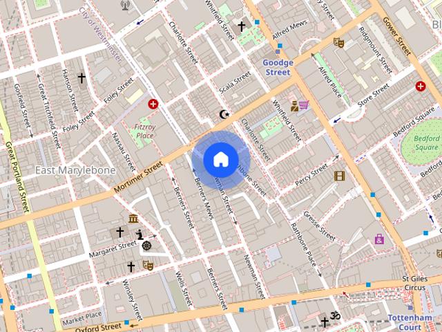Newman Street, Fitzrovia, W1T