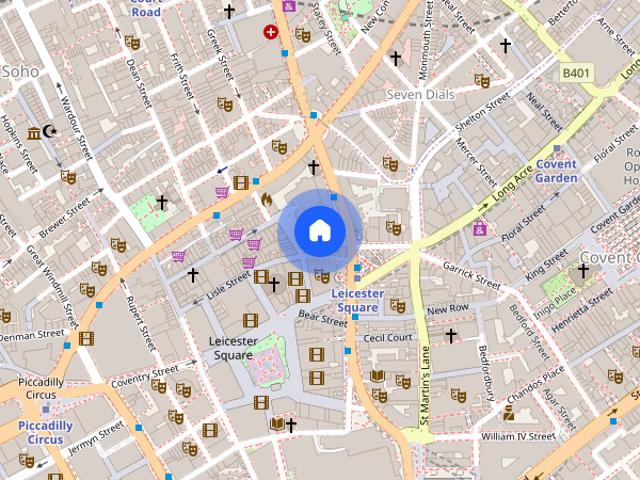 Newport Court, Soho, London, WC2H