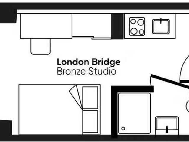 Unique 1 BR Silver Studio Standard View Mid Level