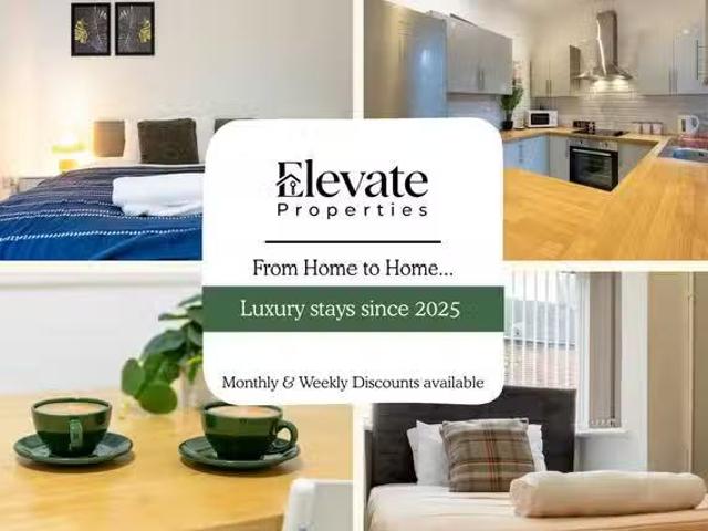 Nice 1 BR Victoria Street, Stoke on Trent