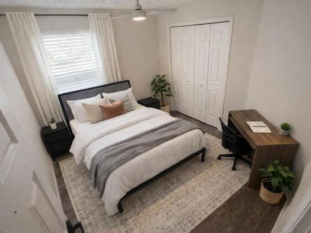 No Move in fee! Free fast wi fi Smart lock rooms Cleaning services included! Bus route