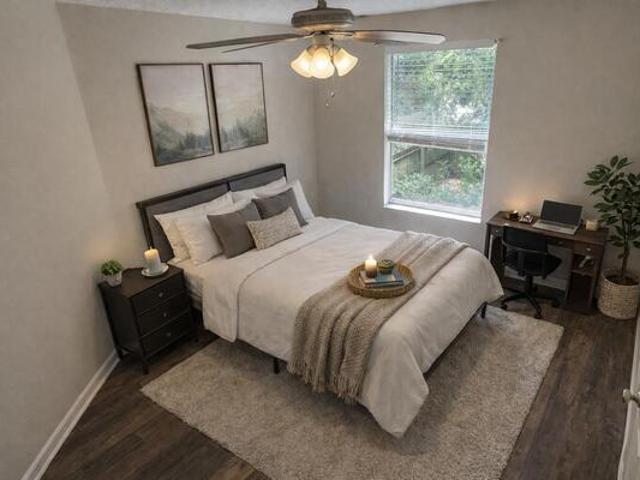No Move in fee! Free fast wi fi Smart lock rooms Cleaning services included! Bus route