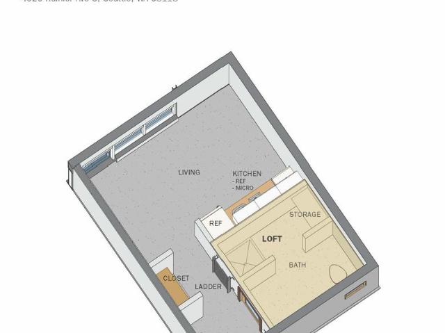 NOCO Flats Studio Apartment for Rent at 4525 Rainier Ave S, Seattle, WA 98118 Columbia City