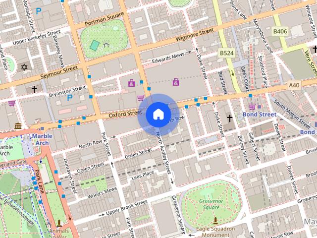 North Audley Street, Mayfair, London, W1K