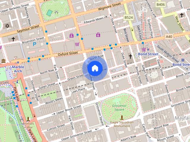 North Audley Street, Mayfair, London, W1K
