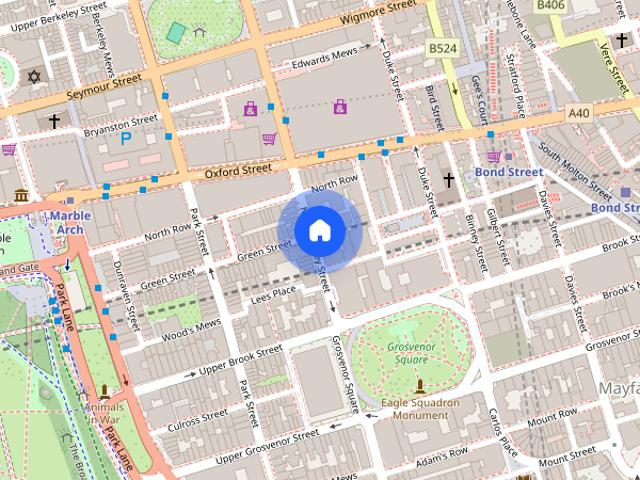 North Audley Street London W1K