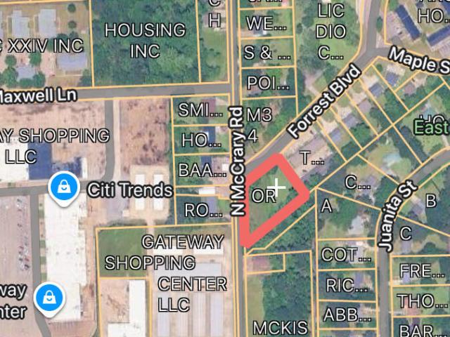 North McCrary Rd at Forrest Bl, Columbus, MS 39702