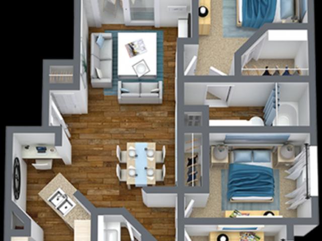 Northern Cross Apartments 2 Bedroom Apartment for Rent at 4200 Northern Cross Blvd, Haltom City, TX 76137