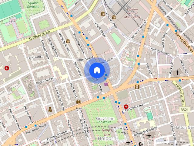 Northington Street, Bloomsbury, London, WC1N