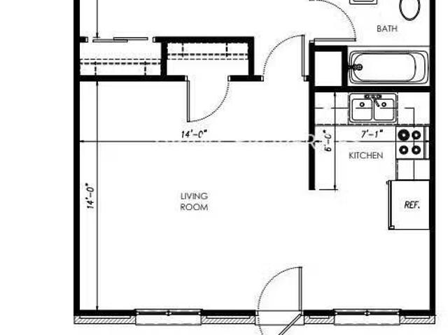 Northview Apts 1 bedroom 1212 N Grant St #B5
