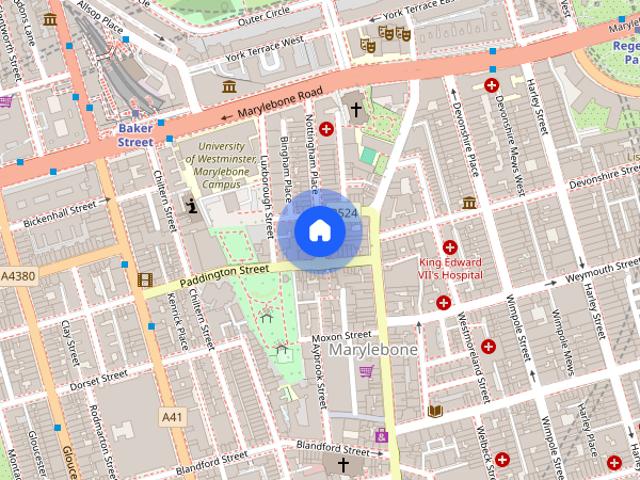 Nottingham Place, Marylebone, London, W1U
