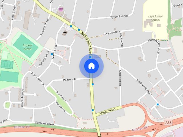 Nottingham Road, Alfreton, Derbyshire, DE55