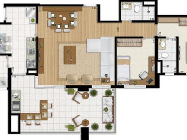 NOVAMERICA RESIDENCE 100m² R$ 1.250.000,00