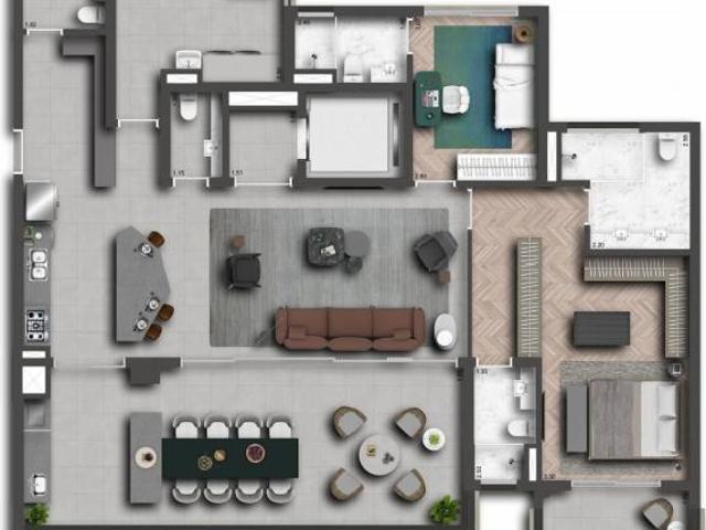 Novo Alto padrão / Edificio Klasse Alto Da Boa Vista / 173m² amplo terraço