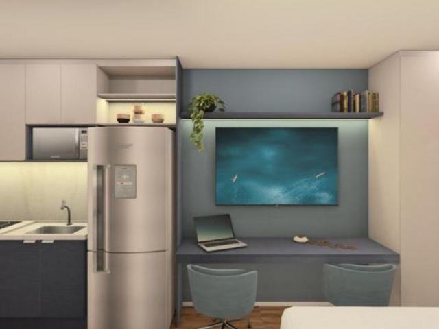 Novo Estúdio Moderno de 23m² em Pinheiros – Praticidade, Estilo e Excelente Localização!