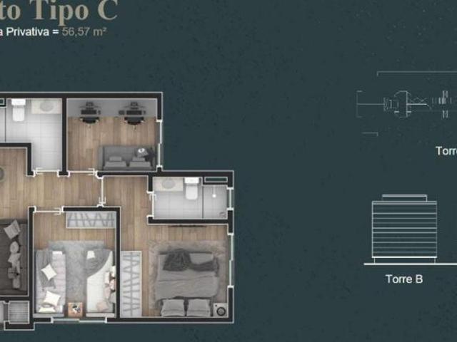 Novo Prado Paiol REVENDA APARTAMENTO 3 QUARTOS