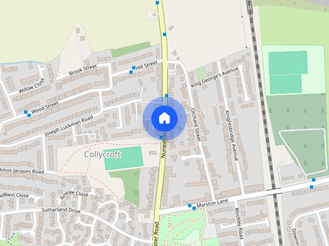 Nuneaton Road, Bedworth, Warwickshire, CV12