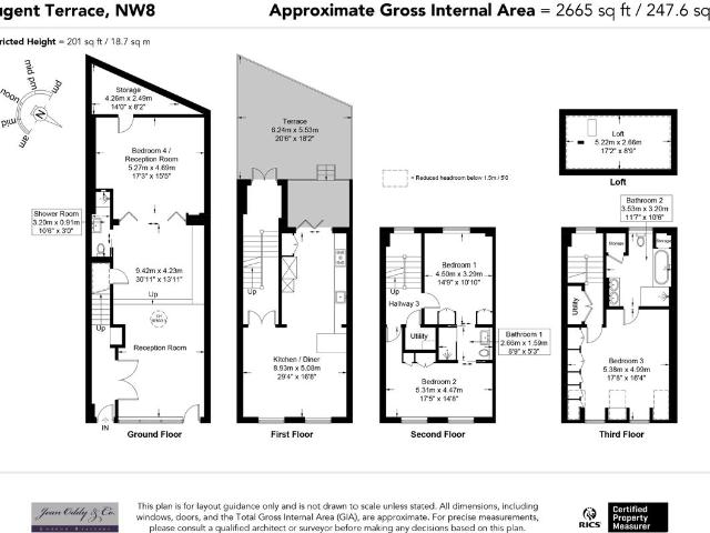 Nugent Terrace, St John's Wood, London NW8, 4 bed terraced house to rent, £9,512 pcm | PrimeLocation