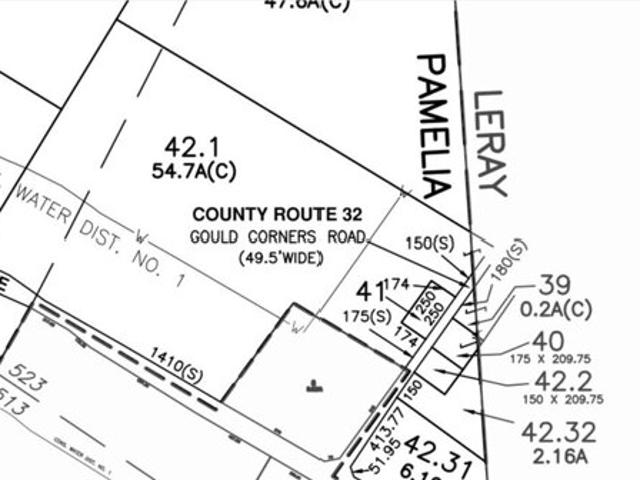 Nys Route,evans Mills, Plot For Sale