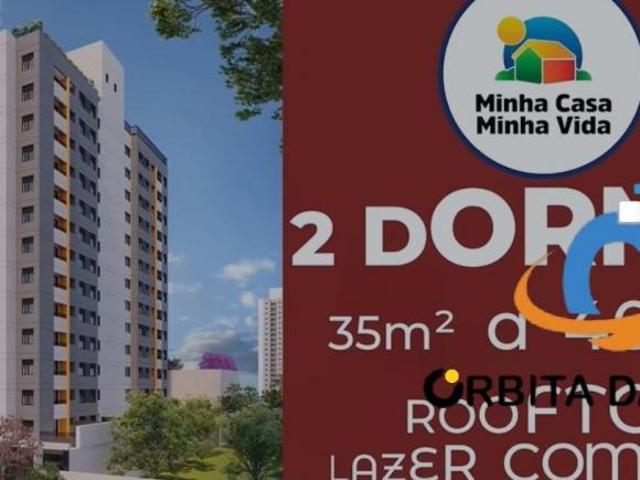 O MBigucci Joy oferece unidades de 35m² e 40m², com 2 dormitórios, além das exclusivas