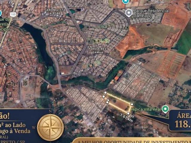 Ocasião! Área à Venda 118.450m² ao Lado do Recanto do Lago