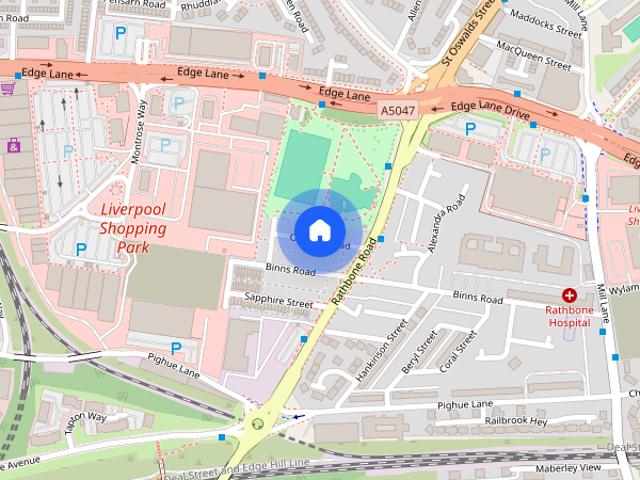 Oceanic Road, Liverpool, Merseyside, L13