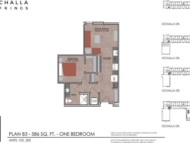Ochalla Springs 1 Bedroom Apartment for Rent at 2974 Ochalla Dr, Fitchburg, WI 53713