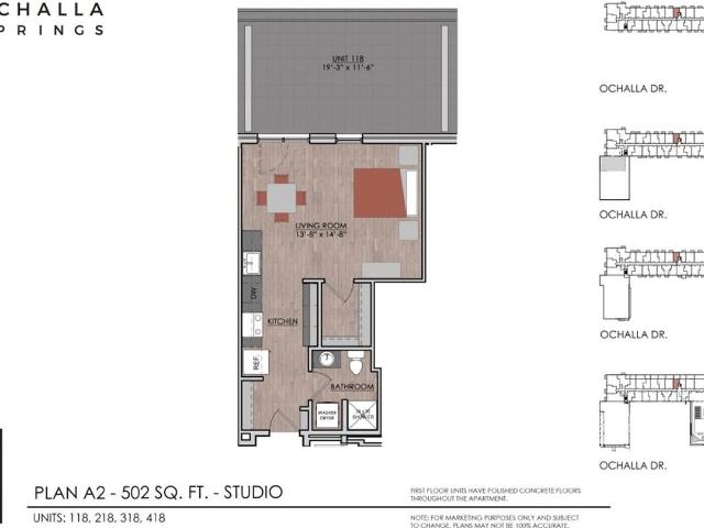 Ochalla Springs 1 Bedroom Apartment for Rent at 2974 Ochalla Dr, Fitchburg, WI 53713